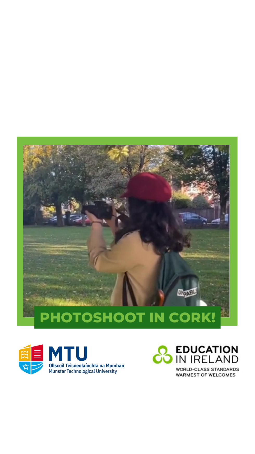 Photoshoot day in Cork | Study in Ireland | Education in Ireland Blog