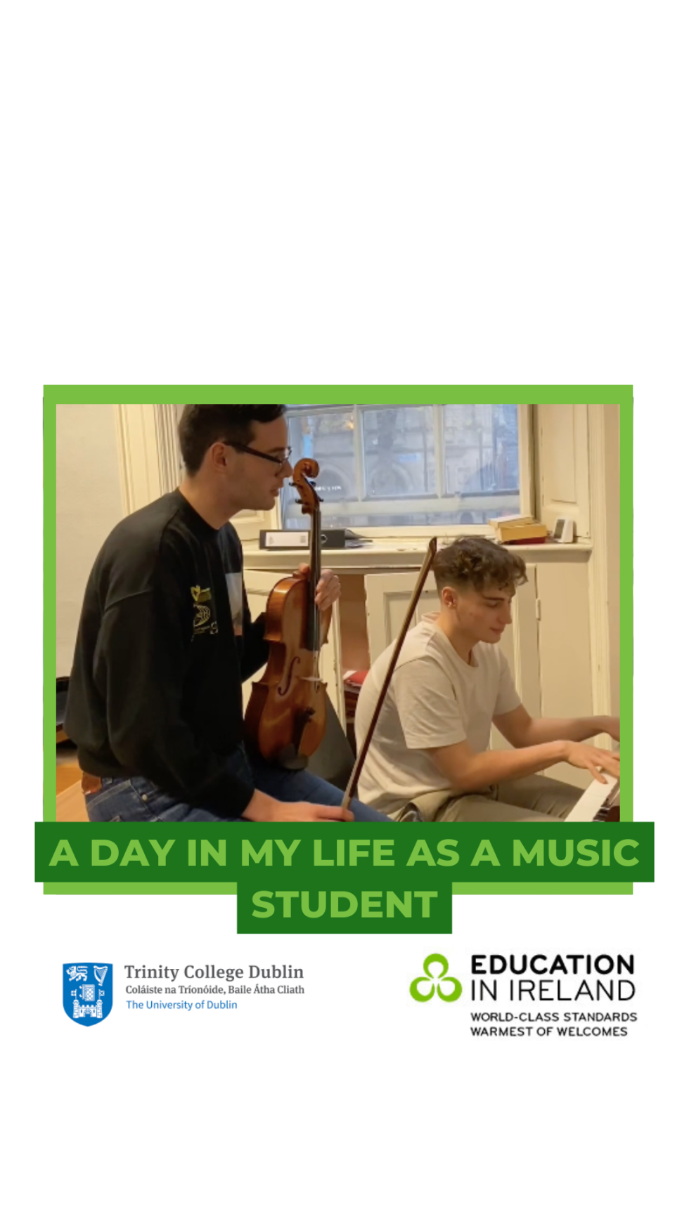 A day in my life as a music student | Study in Ireland | Education in ...