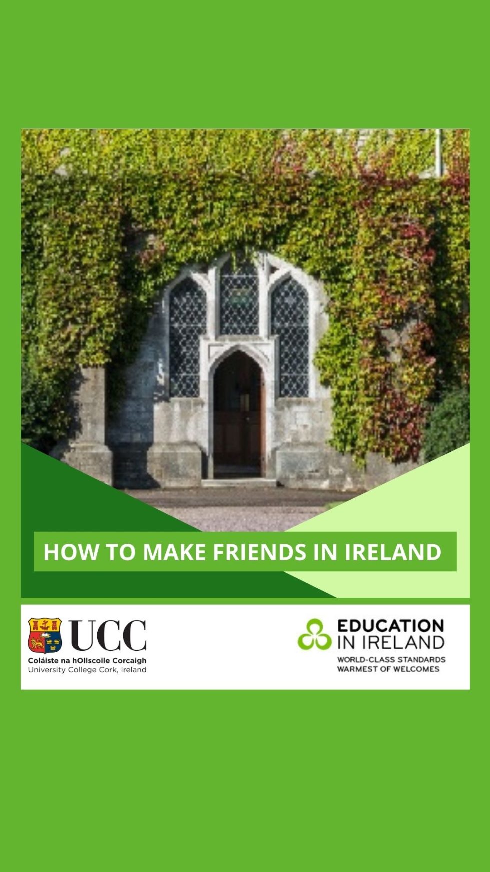 Four Ways to Make Friends as an International Student at UCC | Study in ...